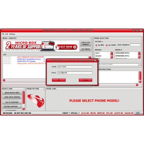 Micro-Box Activation for Magma Box - GsmServer